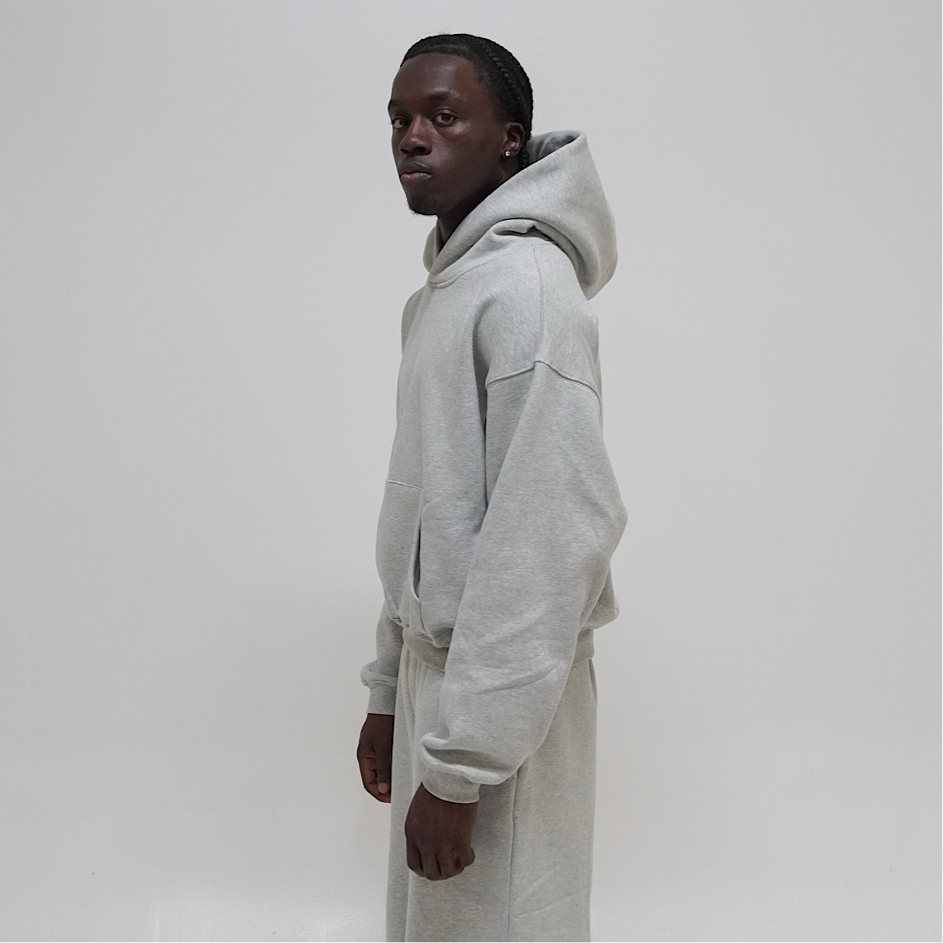 Heather Grey Mega Hoodie – Uptus Studios