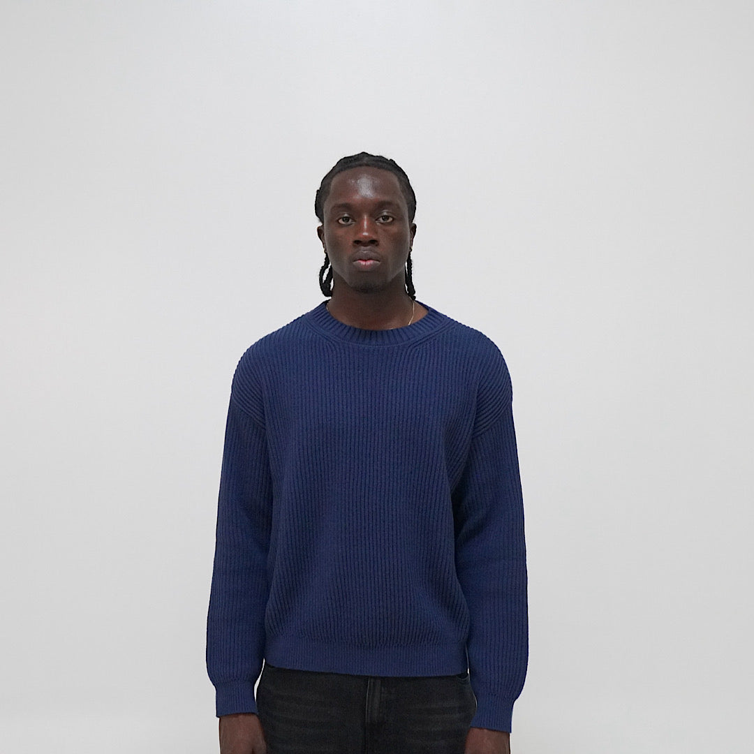 Navy Heavyweight Knit – Uptus Studios